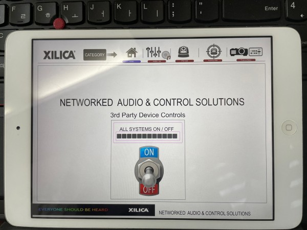 Xilica Designer & XTouch UI - Audio, PTZ Cam, CDP, PTZ Cam Tracking, Projector, Matrix Switcher ...